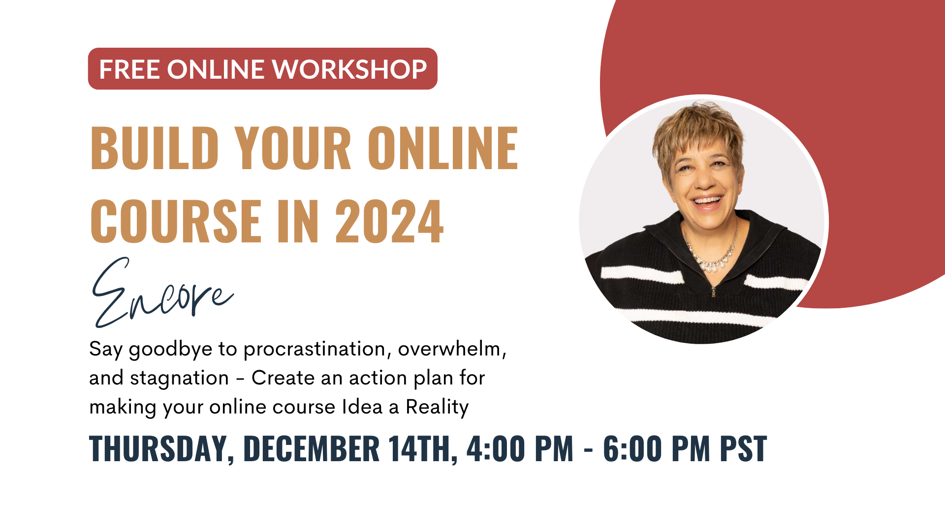 Build Your Online Course in 2024 Workshop - CourseTechSolutions Build Your Online Course in 2024 Workshop - CourseTechSolutions